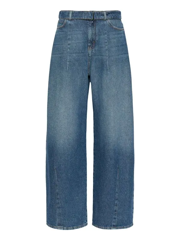 Max Mara Wide-leg Jeans - Navy