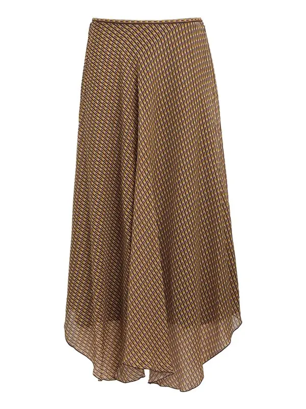 SIR. Cooper Maxi Skirt - Brown