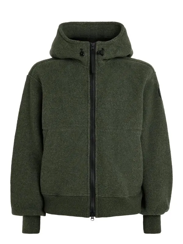 Canada Goose Wool-blend Fleece Chilliwack Bomber Jacket - Green