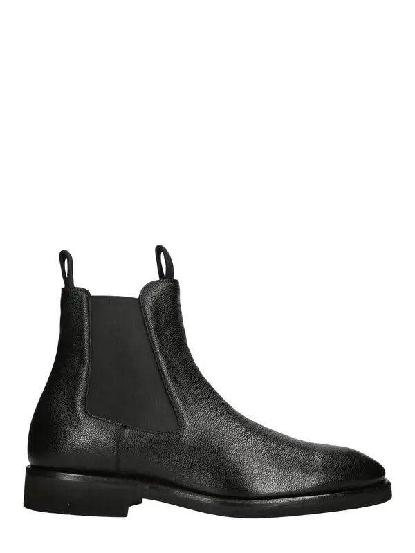 TOM FORD Leather Owen Chelsea Boots - Black