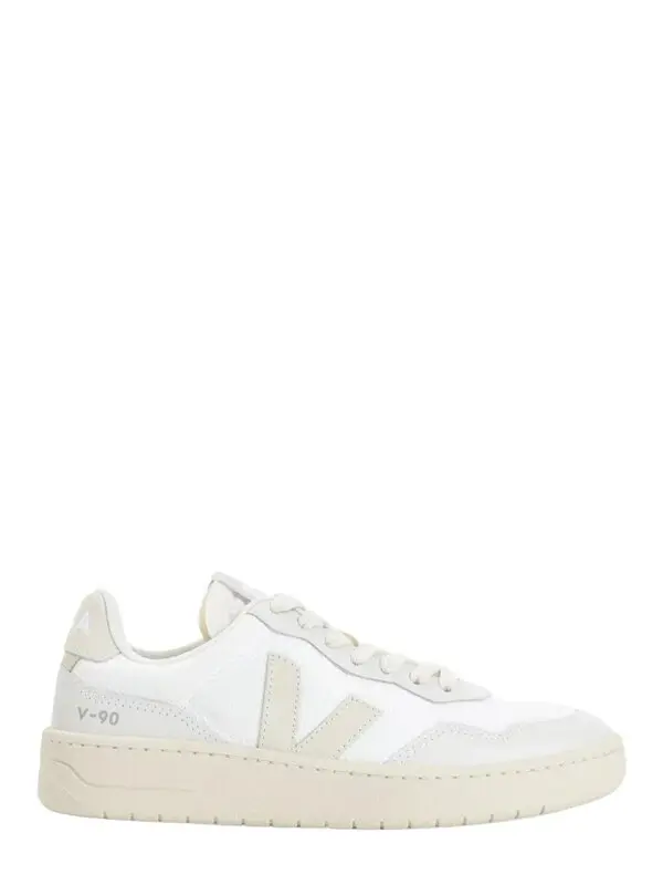 VEJA V-90 Low Top Sneakers - White