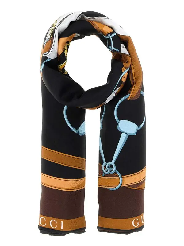 Gucci Printed Silk Foulard - Multicolor