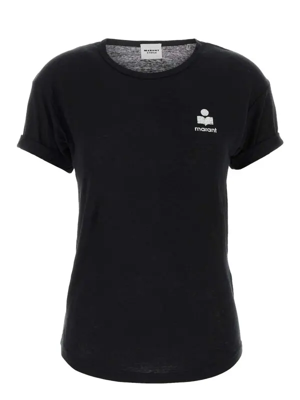 Isabel Marant Étoile Koldia Linen T-shirt - Black