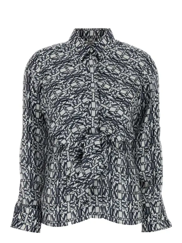Max Mara Printed Silk Shirt - Multicolor