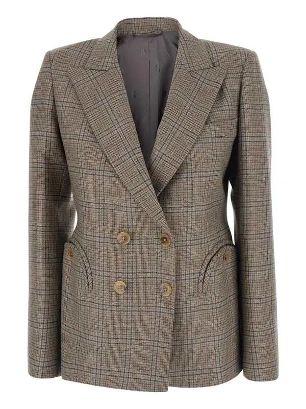 BLAZÉ MILANO Saona Double-breasted Jacket - Multicolor