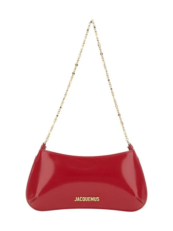 Jacquemus Le Petit Bisou Chaine Shoulder Bag - Red