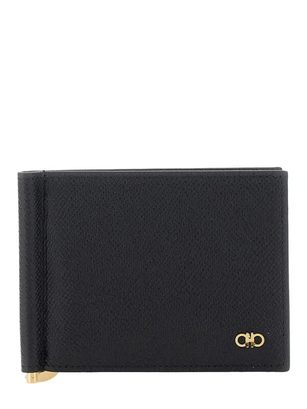 FERRAGAMO Micro Gancio Portafogli With Money Clip - Multicolor
