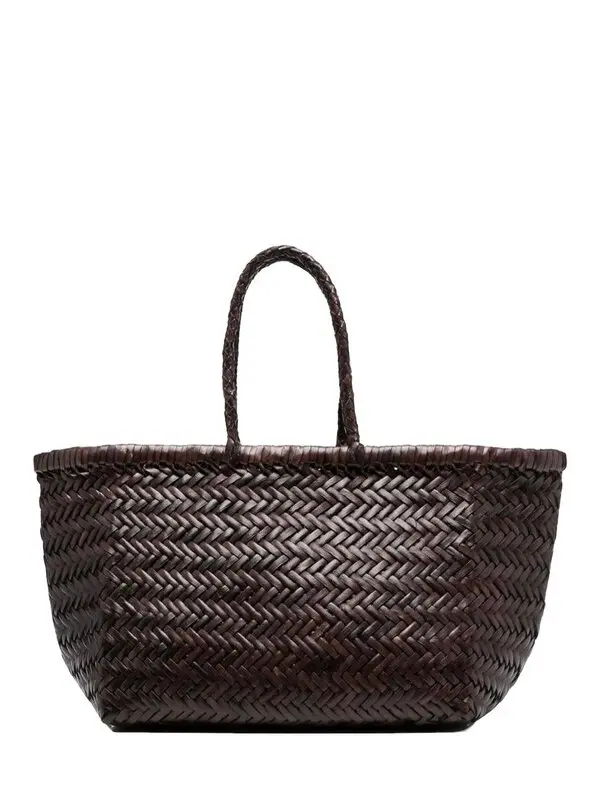 Dragon Diffusion Bamboo Triple Jump Small" Leather Handbag - Multicolor