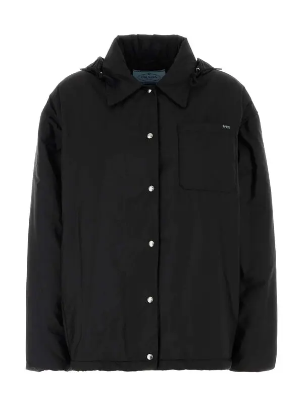 Prada Re-nylon Padded Jacket - Black