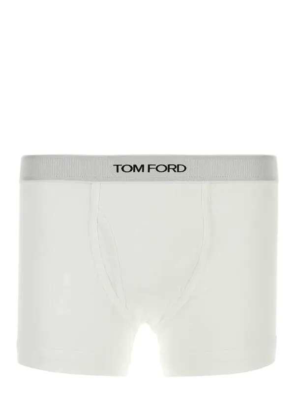 TOM FORD Stretch Cotton Boxer Set - White
