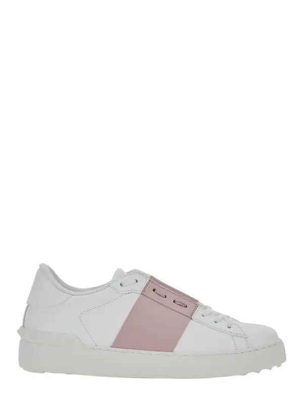 Valentino Garavani Open Vitello Technic Calfskin Sneakers - Multicolor