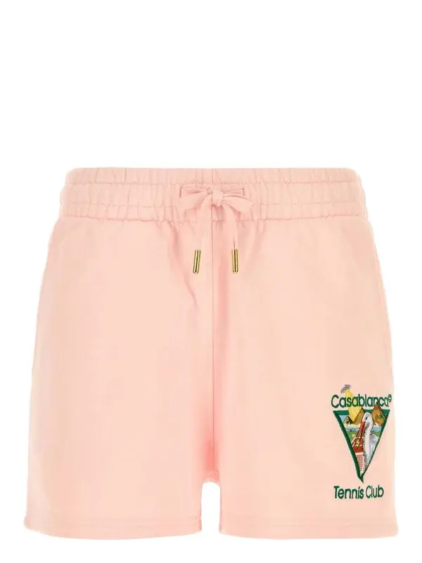 Casablanca Light Cotton Shorts - Pink