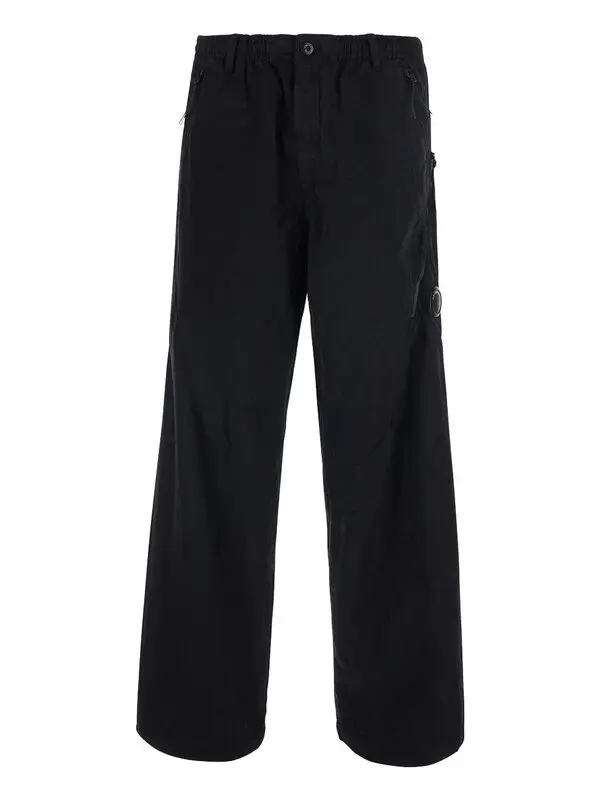 C.P. COMPANY Cargo Pants In Micro-reps With Pockets And Black Zipper For - Multicolor