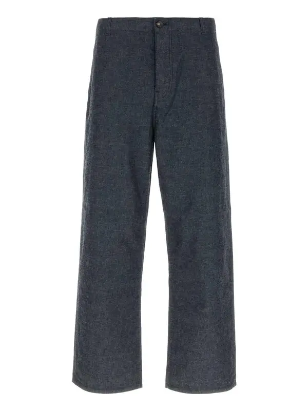 Prada Tailored Wide Leg Trousers - Blue