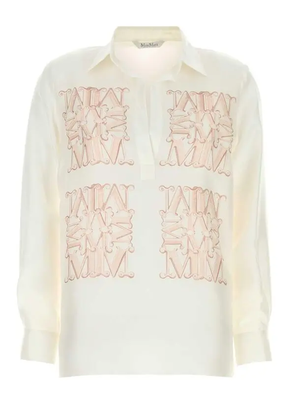 Max Mara Silk Blouse - White