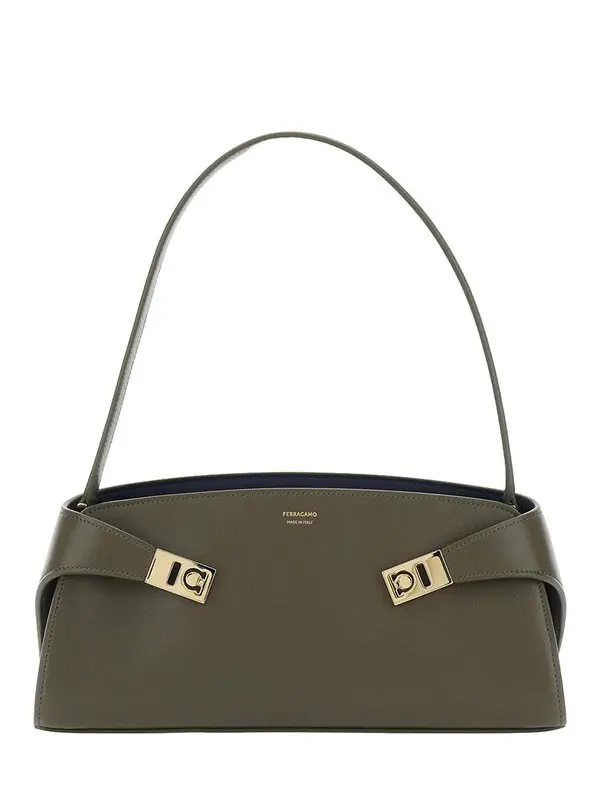 FERRAGAMO Hug East West Bag - Green