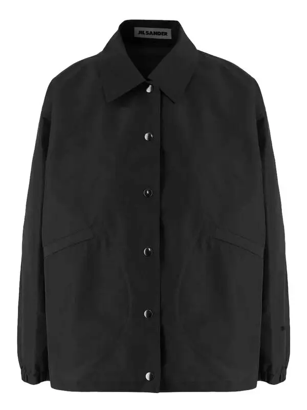 JIL SANDER Jacket With Elasticated Cuffs - Black
