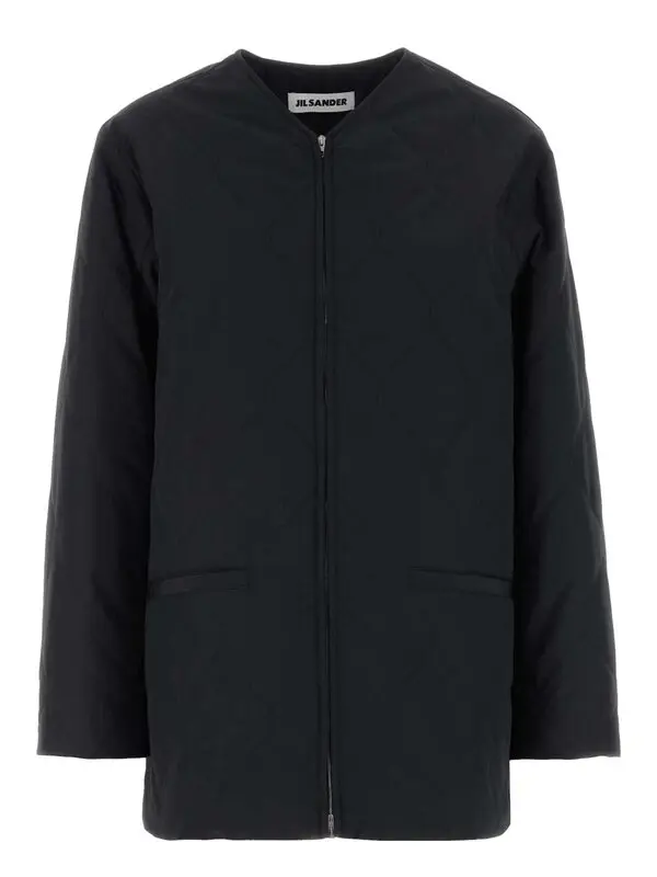 JIL SANDER Quilted Sport Jacket - Black