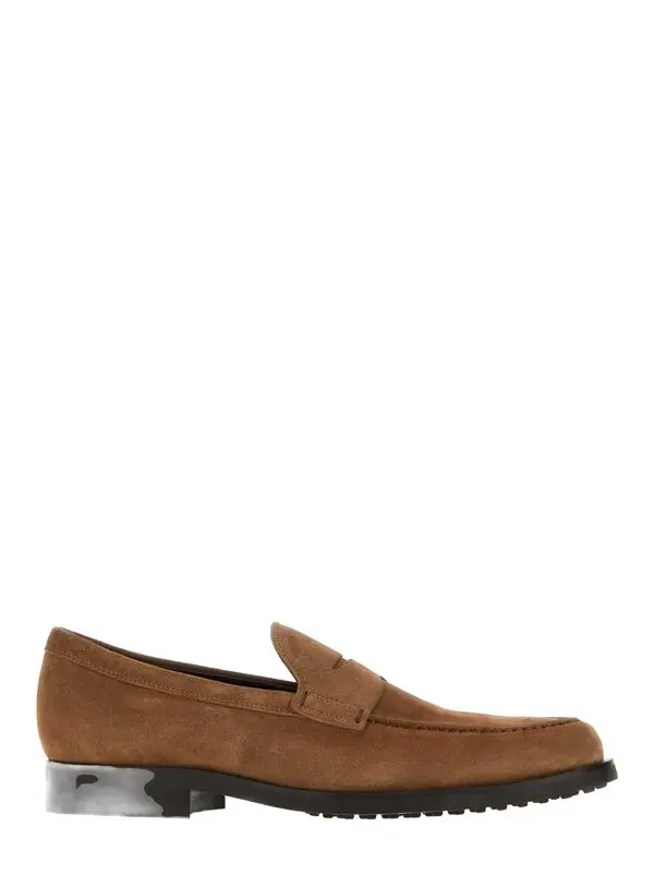 TOD'S Suede Loafers - Brown