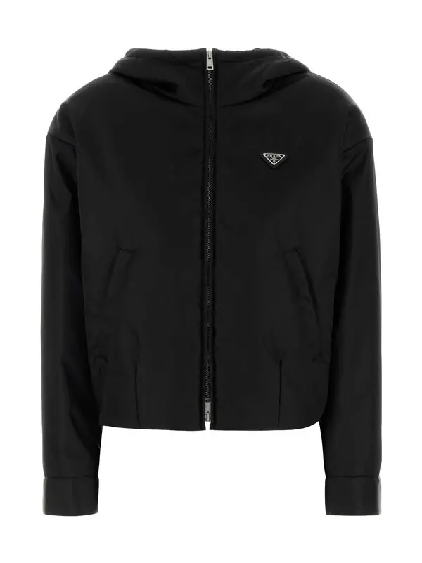 Prada Re-nylon Padded Jacket - Black