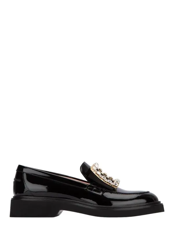 ROGER VIVIER Viv Rangers Buckled Loafers - Multicolor