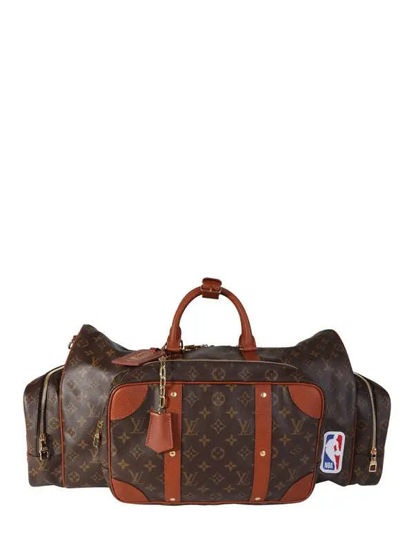 LOUIS VUITTON X Nba Monogram Canvas Trio Pocket Keepall - Brown