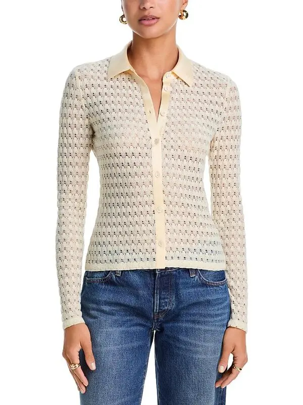 FRAME Bubble Stitch Shirt - Cream
