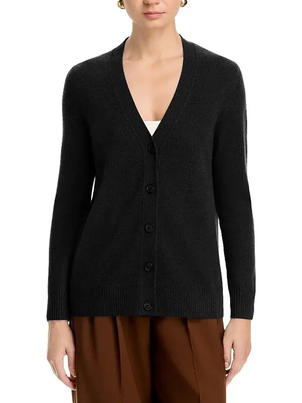 Bloomingdale'S V-neck Cardigan - Black