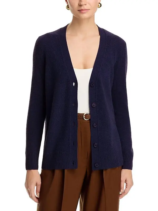Bloomingdale'S V-neck Cardigan - Navy