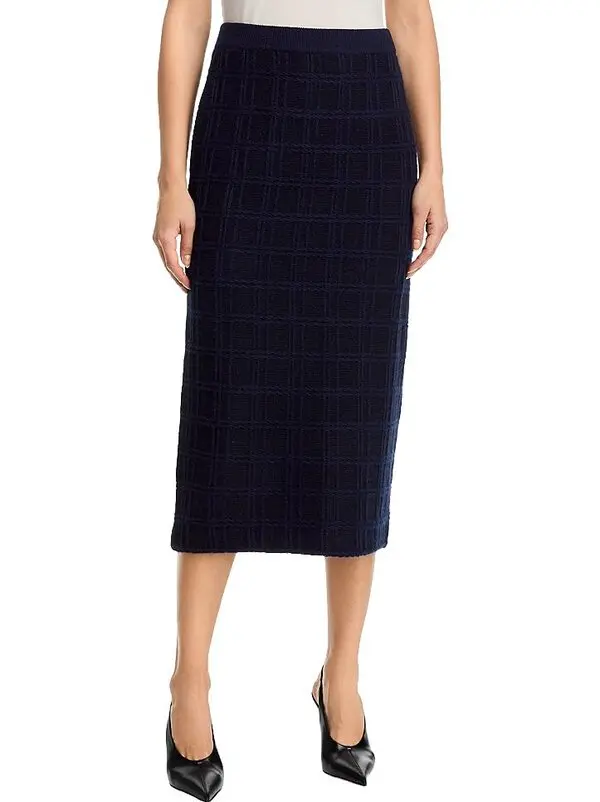 Bloomingdale'S Midi Skirt - Black/navy