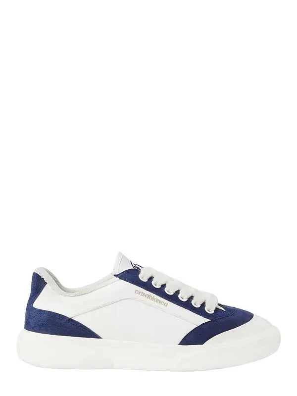 Casablanca Lace Up Low Top Sneakers - Blue
