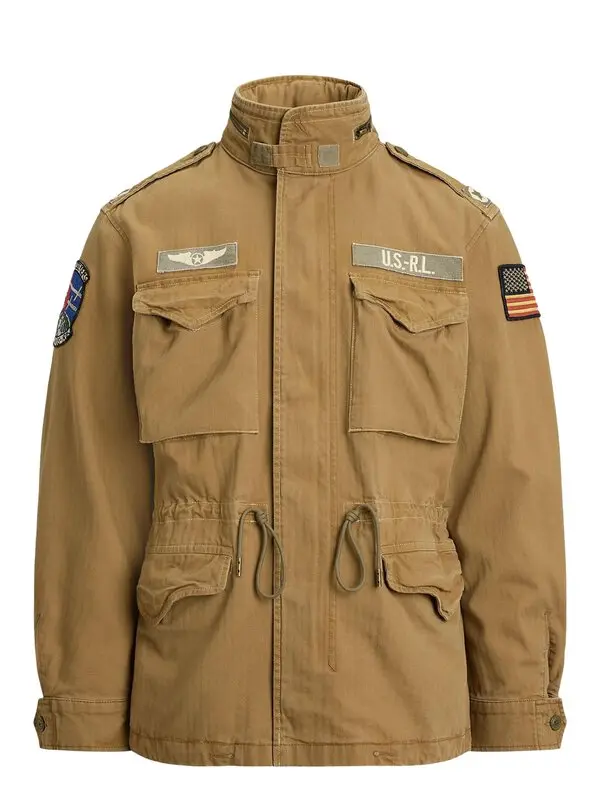 Ralph Lauren Classic Cotton Utility Coat - Beige