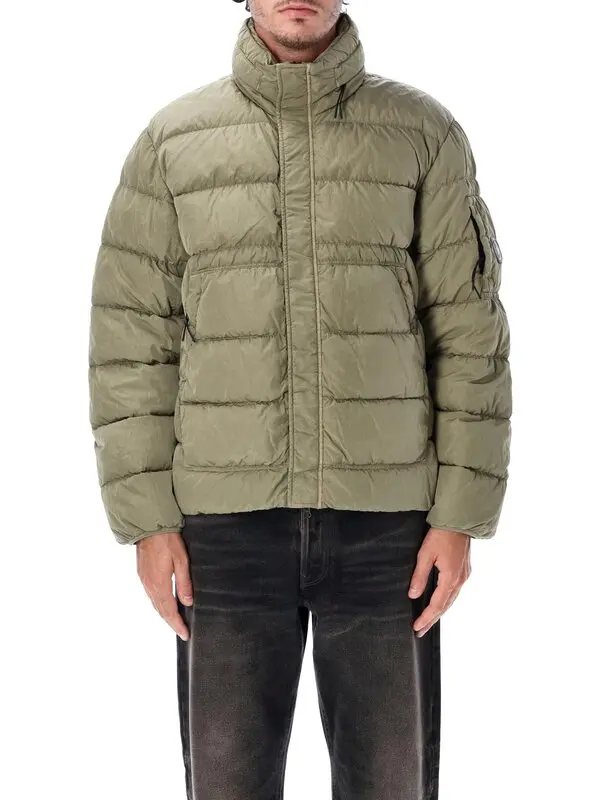 C.P. COMPANY Hooded Puffer Jacket - Fallen Rock