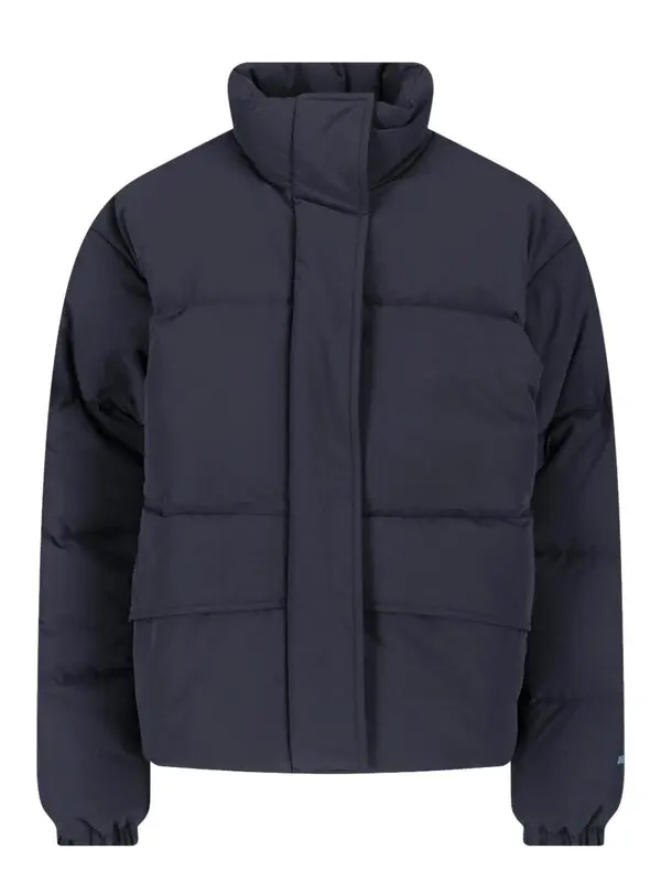 JIL SANDER Quilted Down Puffer Jacket - Black