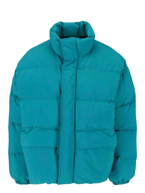 JIL SANDER Quilted Oversized Puffer Jacket - Green