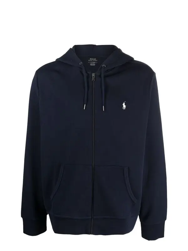 Ralph Lauren Zip-up Hooded Sweater - Navy