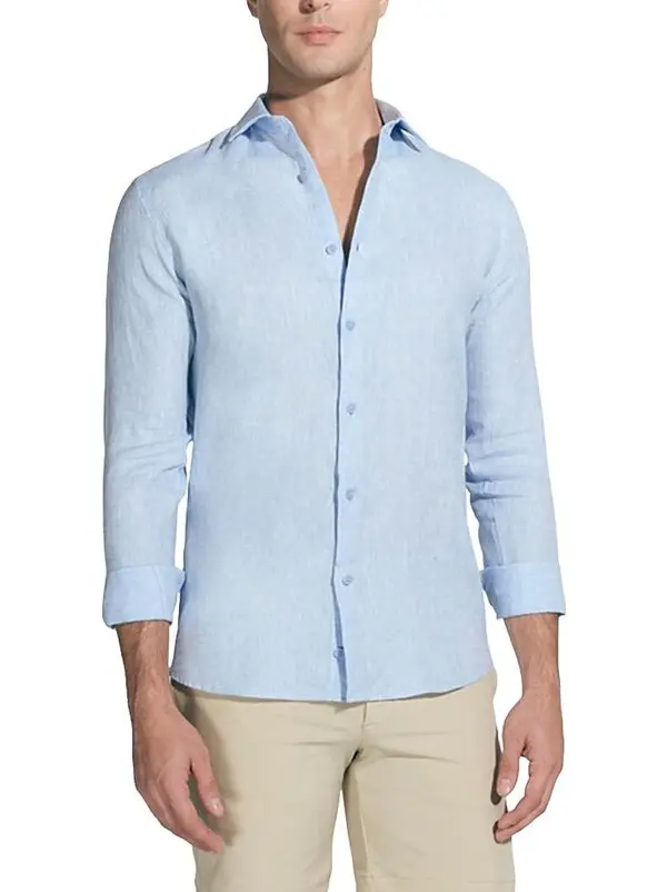 MOEVA James Linen Shirt - Blue