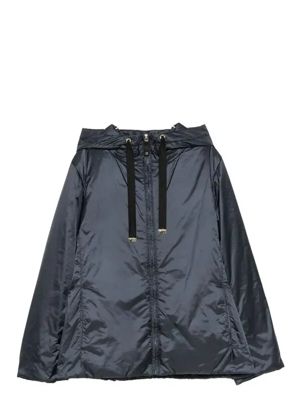 Max Mara Nylon Padded Blouson Jacket - Blue