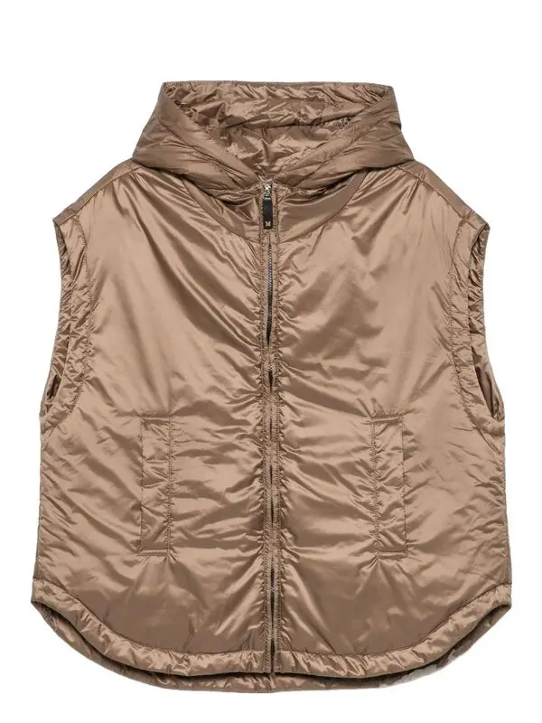 Max Mara Down Vest - Brown