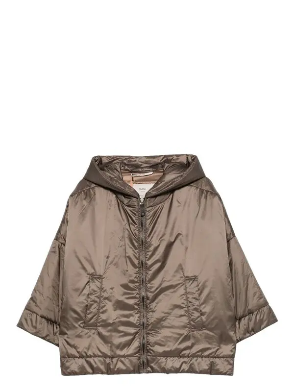 Max Mara Padded Blouson Jacket - Brown