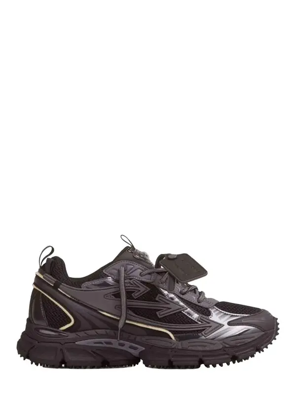 Off-White Be Right Back" Lace-up Athletic Sneakers - Black