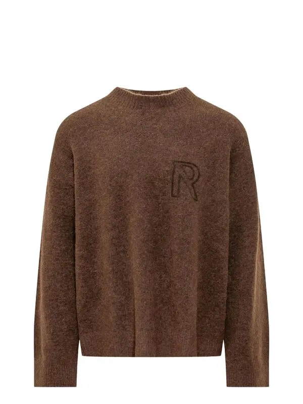 REPRESENT Sweatshirt With Logo - Brown