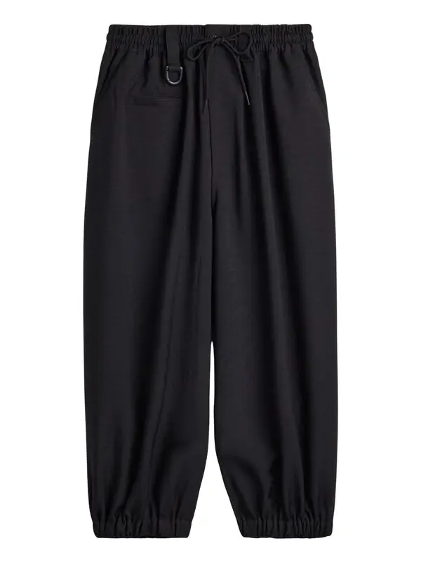 Y3 Sport Uniform Cuffed Pants - Black