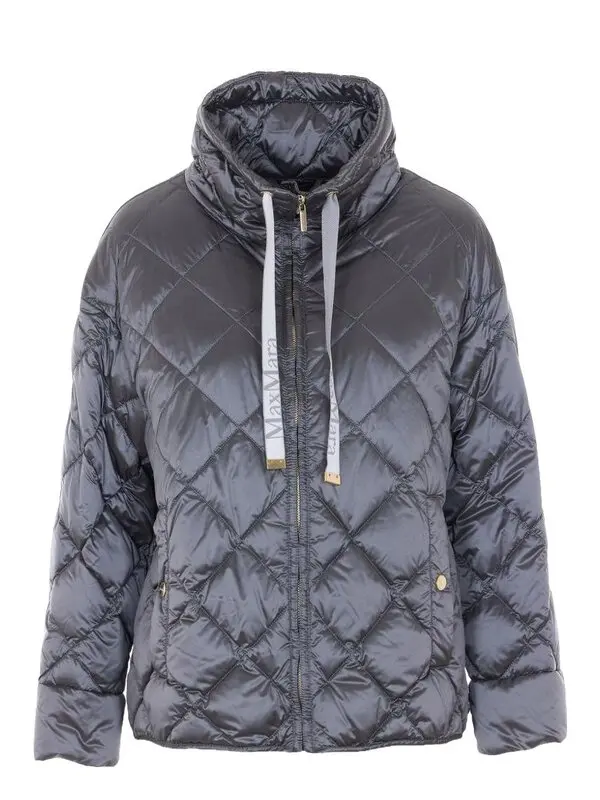 Max Mara Quilted Blouson Jacket - Grey