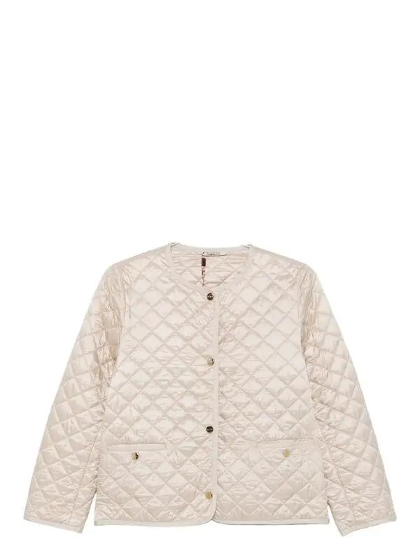 Max Mara Quilted Blouson Jacket - Beige