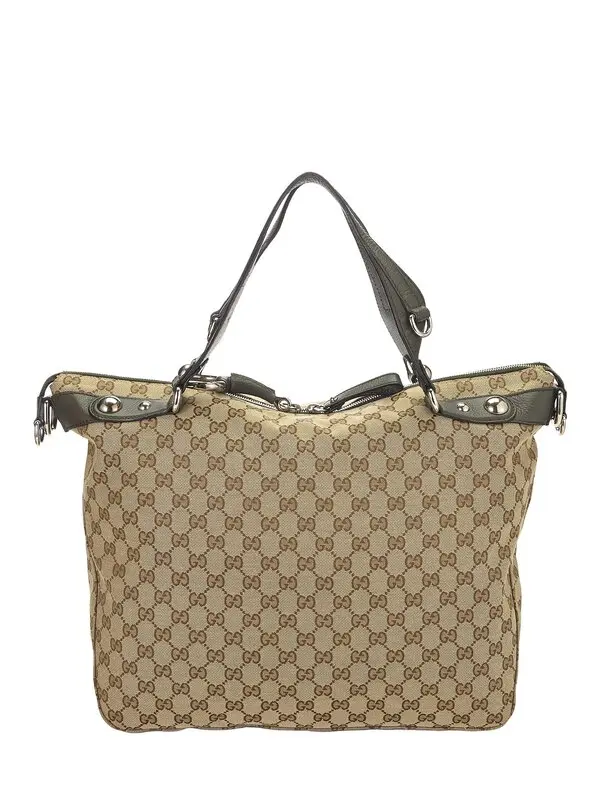 Gucci Original Gg Icon Bit Hobo Bag - Beige