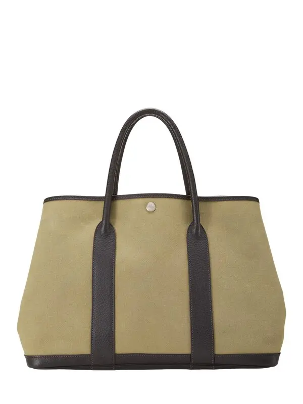Hermès Toile Garden Party 36 Tote - Khaki