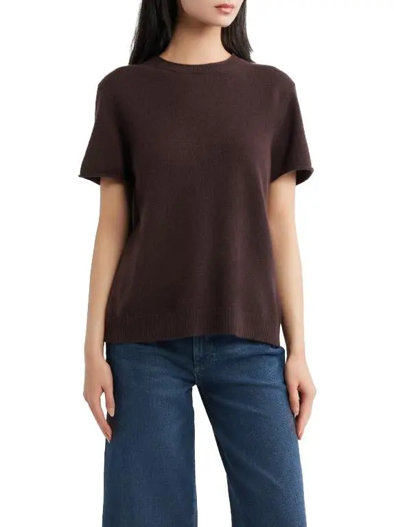 DL1961 Cashmere Knit T-shirt - Brown