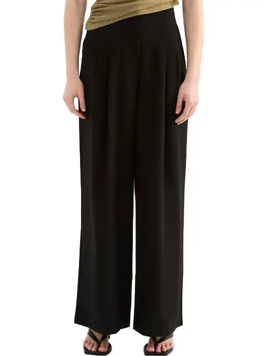 Nude Lucy Ryker Wide-leg Tailored Trousers - Black
