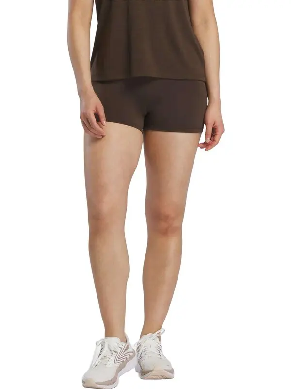 REEBOK High-rise Mini Biker Shorts - Espresso